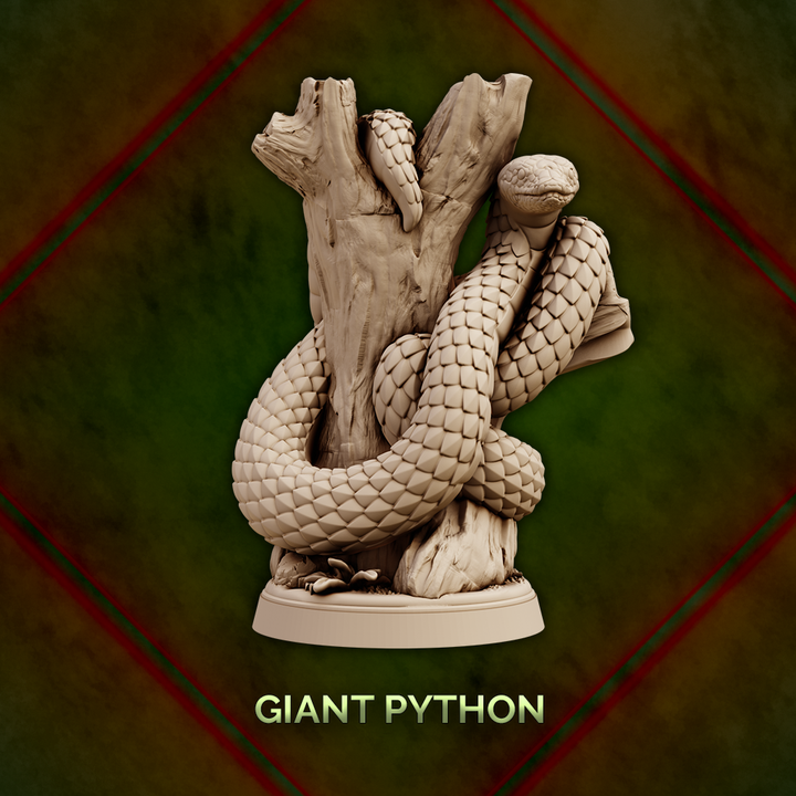 3D Printable Giant Python by Artificers_Mini